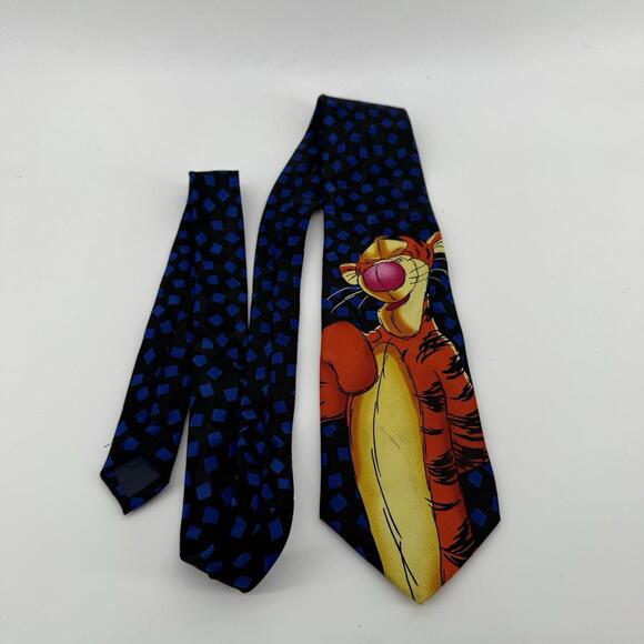 Disney | Accessories | Vintage Winnie The Pooh Happy Tigger Necktie Tie ...